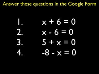 Solving Trinomial Equations with Negatives X Coefficient | PDF