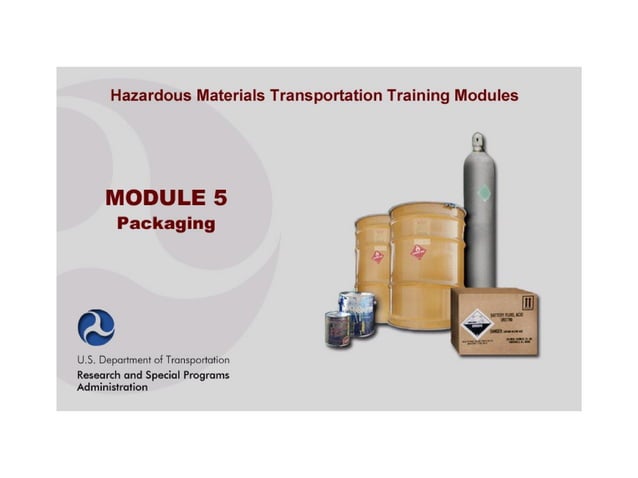 5. hazmat packaging presentation | PPT