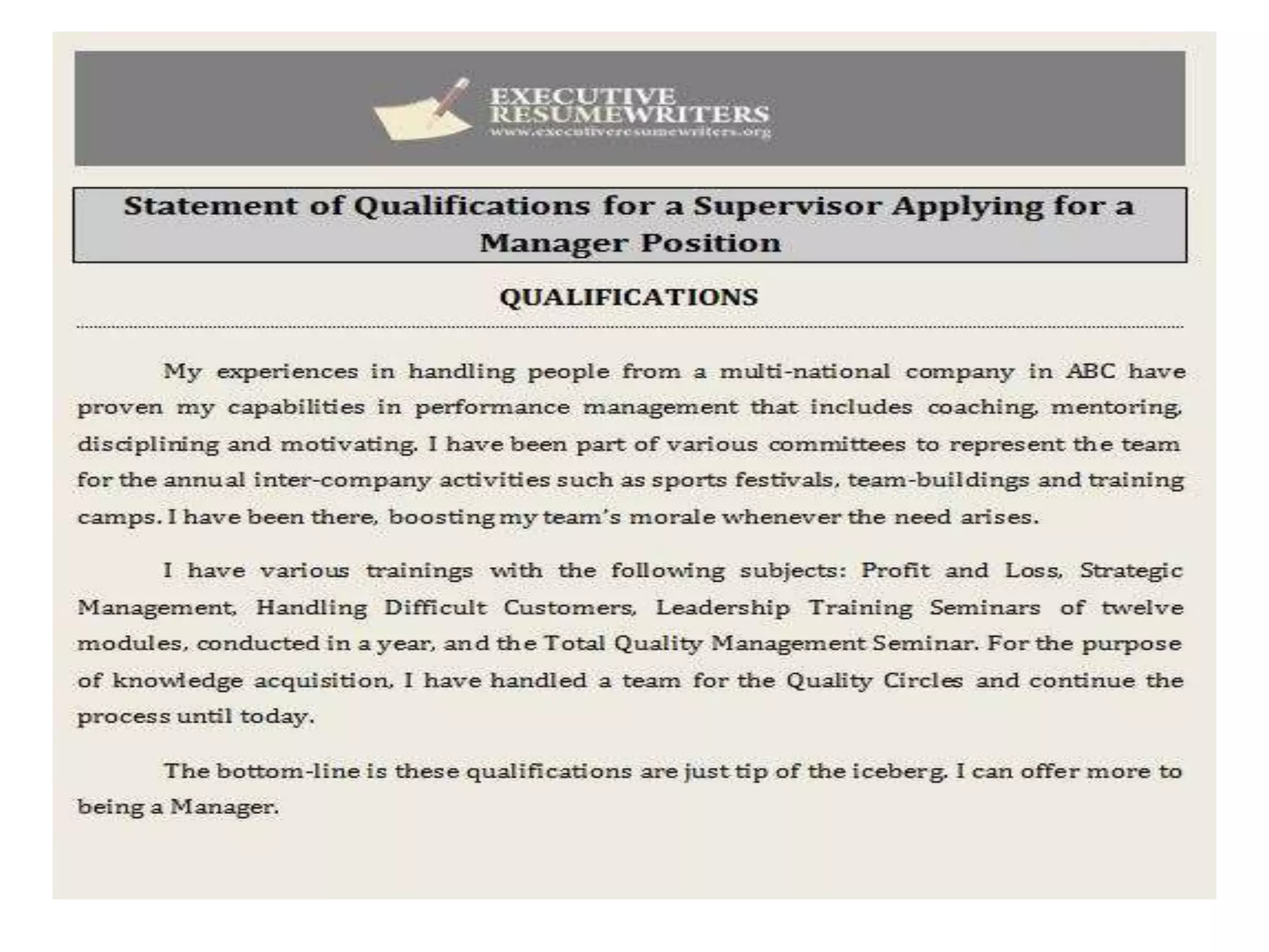 summary of-qualifications | PPT