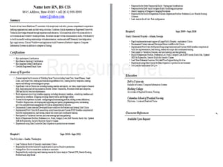 RN resume sample | PPTX