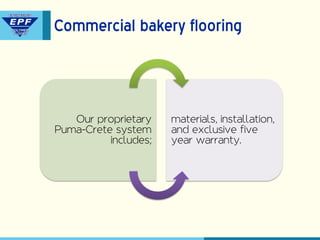 Commercial bakery flooring | PPT