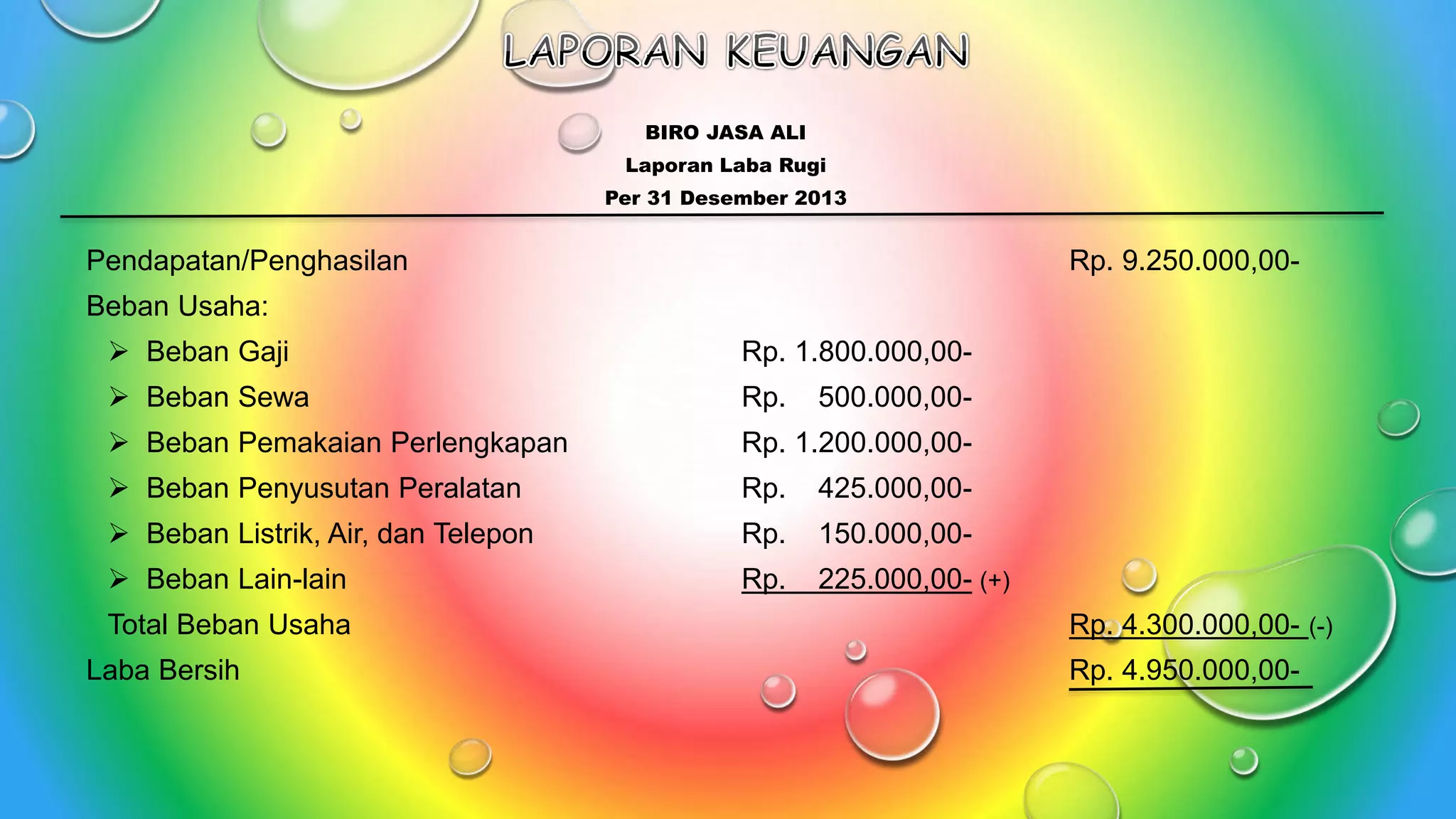 5. kertas kerja & lap. keuangan | PPT