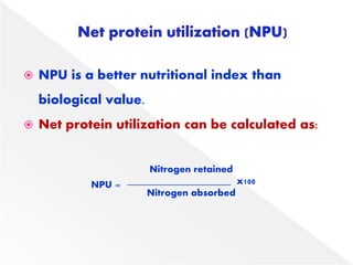 NUTRITIONAL IMPORTANCE OF PROTEINS | PPTX