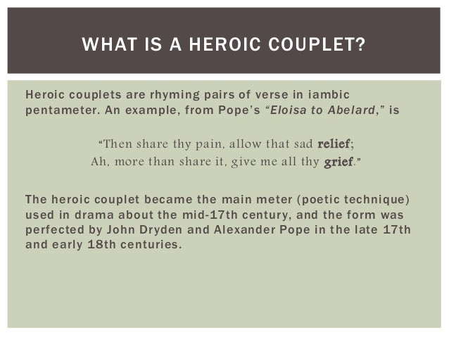 Heroic Couplet