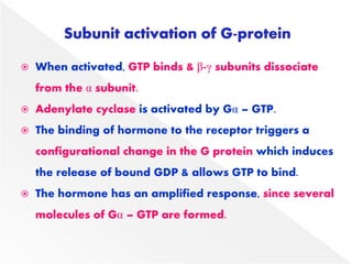 MECHANISM OF ACTION OF HORMONES | PPTX