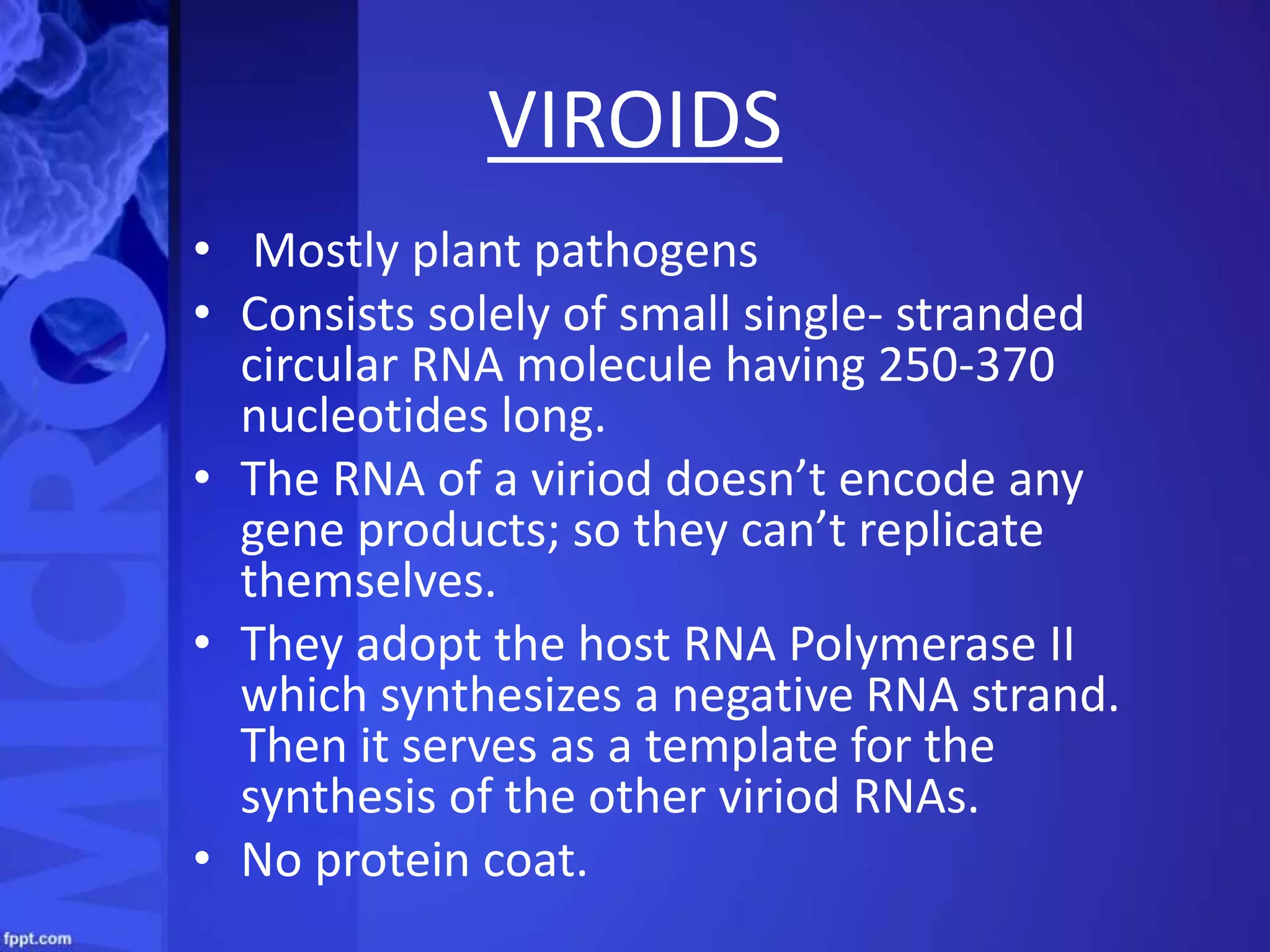 Virus, Viroids and Prions | PPTX