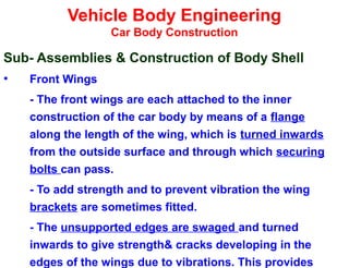 Vehicle Body Engineering Car Body Construction | PPT