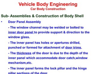 Vehicle Body Engineering Car Body Construction | PPT