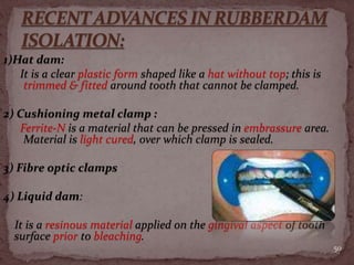 Isolation Of Dental Operating Field | PPTX