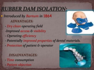 Isolation Of Dental Operating Field | PPTX