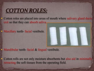 Isolation Of Dental Operating Field | PPTX