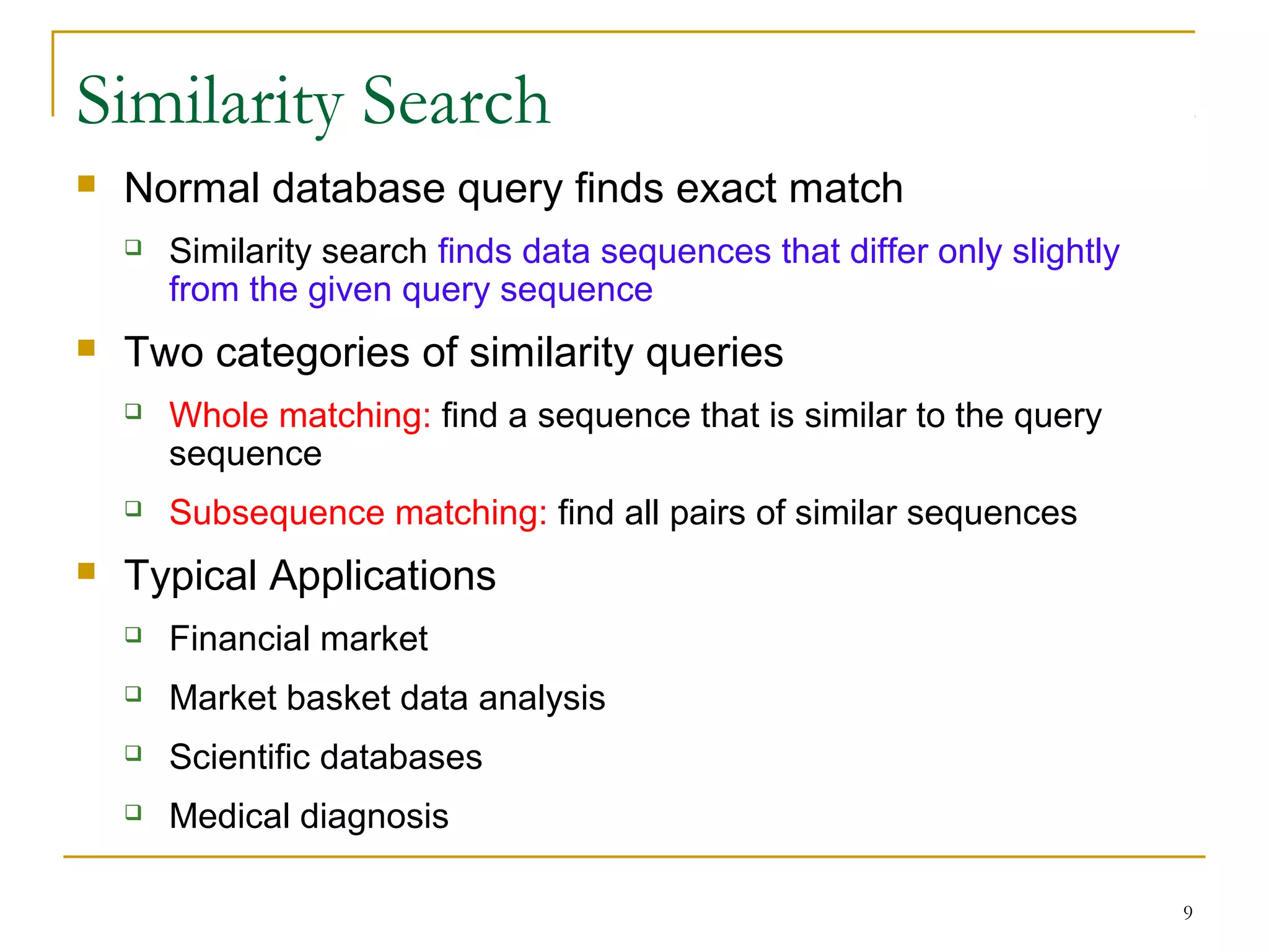 5.2 mining time series data | PPT