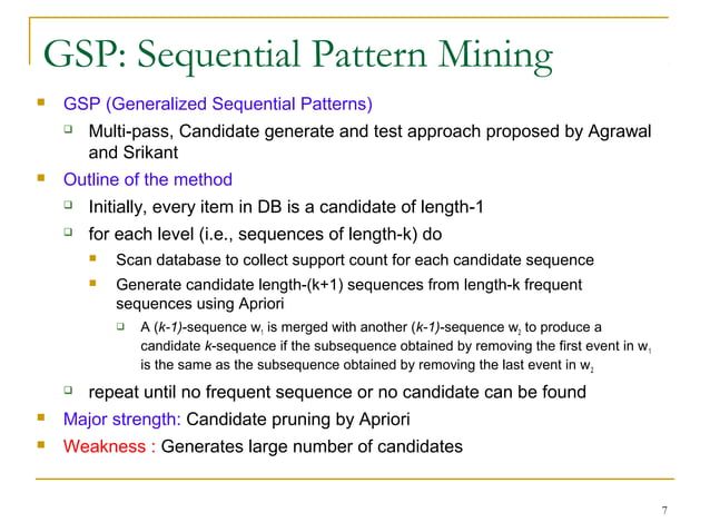53 Mining Sequential Patterns Ppt