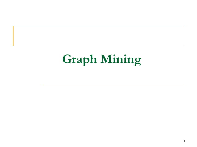 5.5 graph mining | PPT