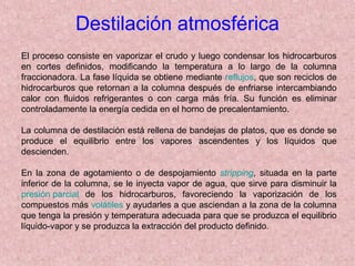 destilacion primaria y secundaria | PPT