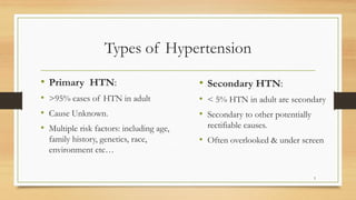 Hypertension evaluation 2 | PPT