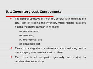 inventory control for construction | PPT