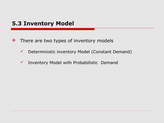 inventory control for construction | PPT