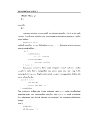 5.sinkronisasi proses | PDF