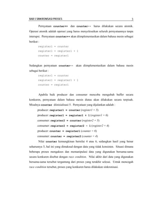 5.sinkronisasi proses | PDF