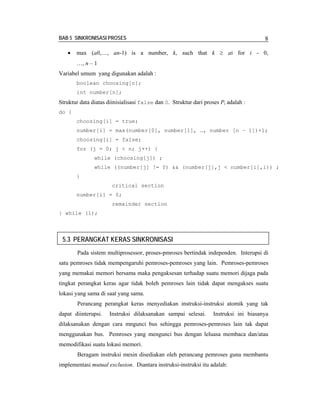 5.sinkronisasi proses | PDF