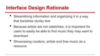 Free Music Archive Redux Project | PPT