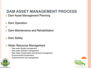 The role of SA Municipalities in dams operations and management | PPTX