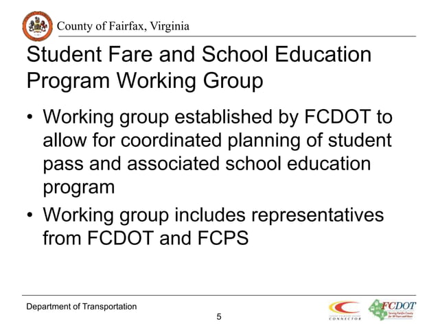 Student Free Fare Program | PPT