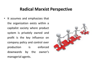 Radical marxist perspective - approaches to industrial relations ...
