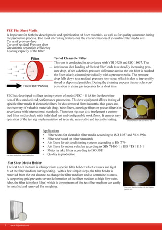 Testing/Manufacture/Hepa Filter Machine manufacutrer | PDF