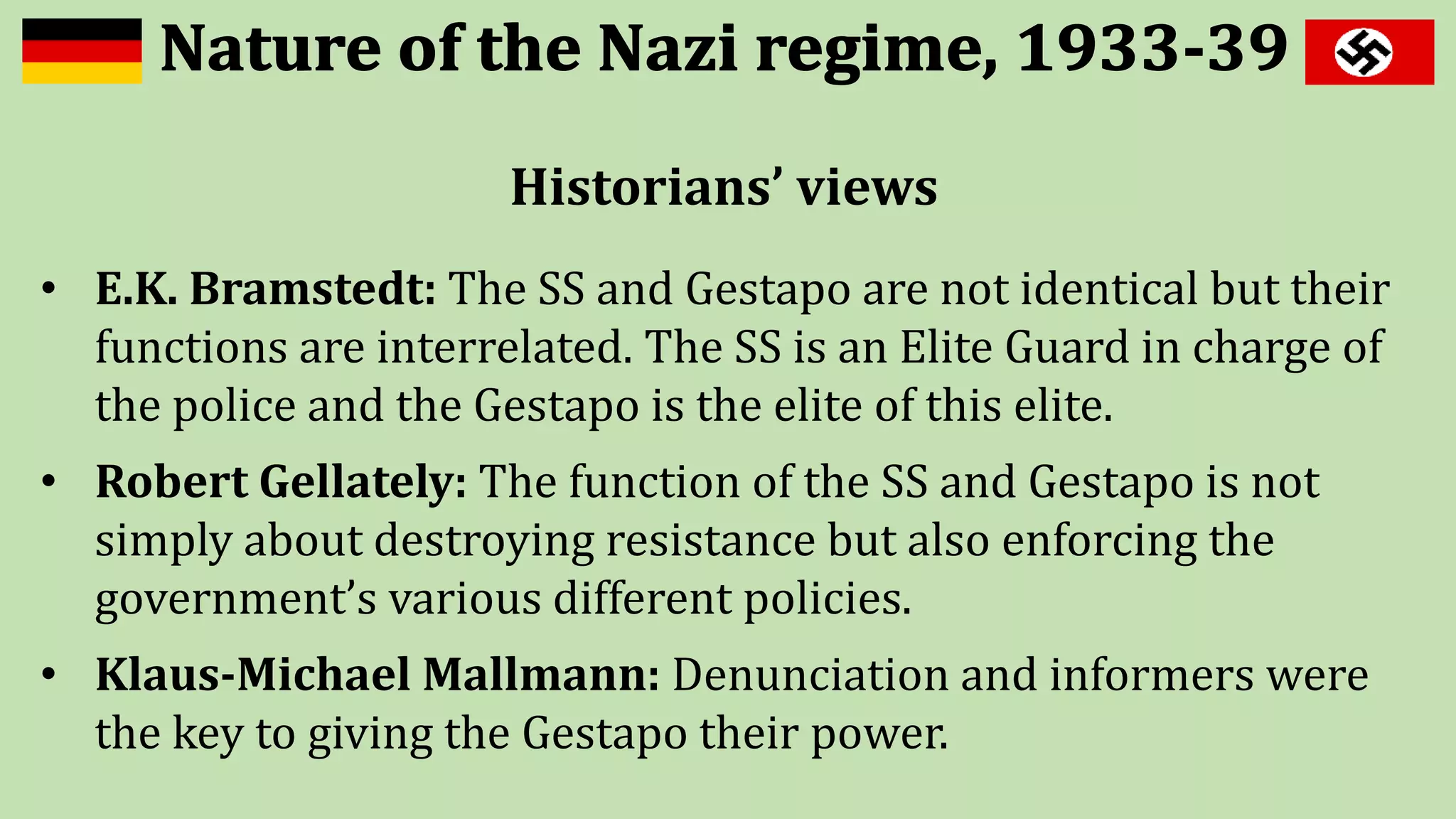 Nazi Germany - ss gestapo complex | PPTX