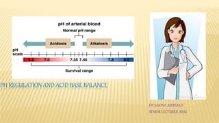 5.sakina respiratory regulation of ph | PPTX