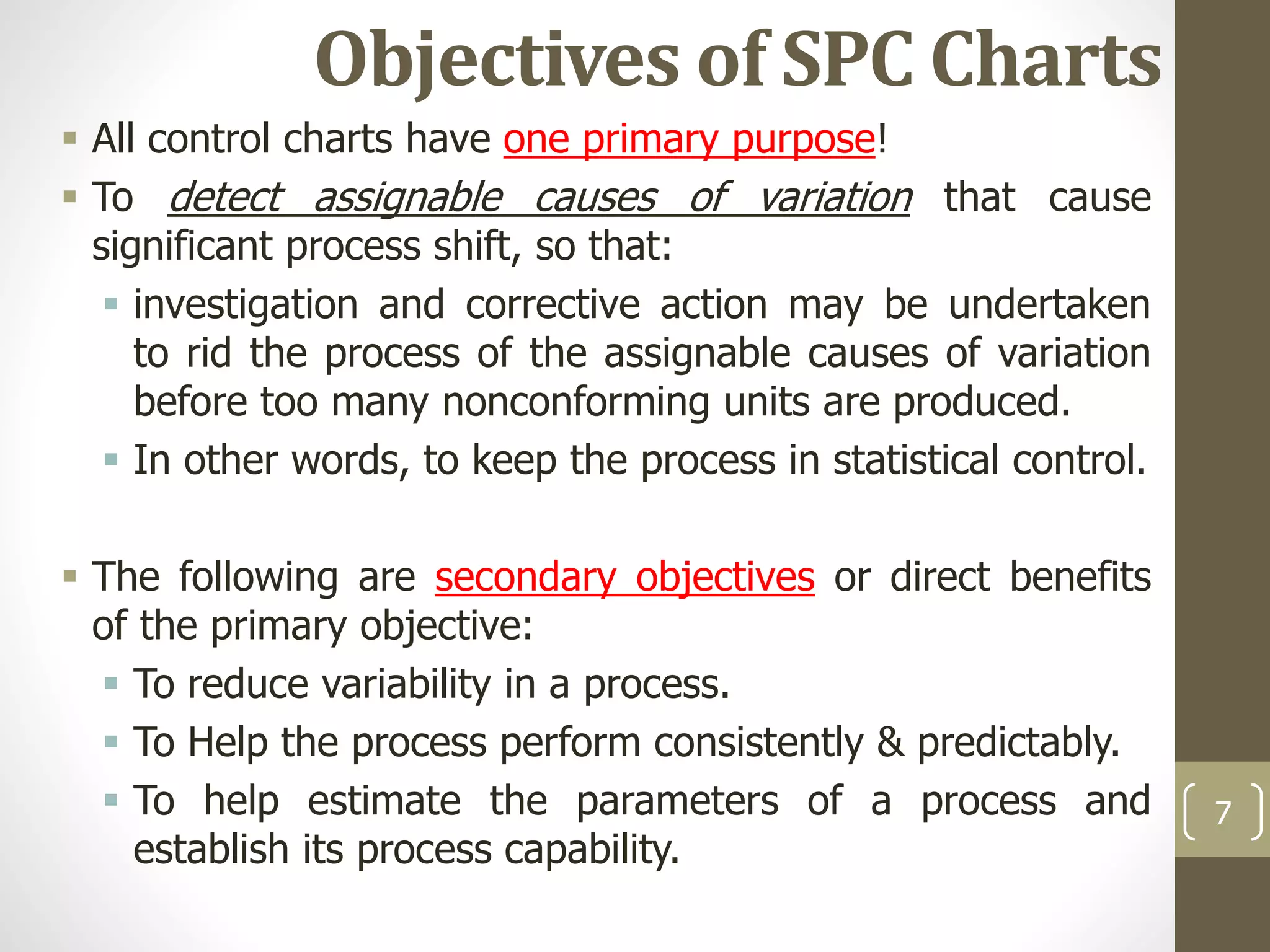 5. spc control charts | PDF