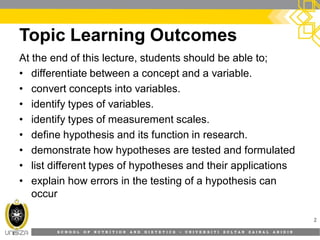 5. Identifying variables and constructing hypothesis | PDF