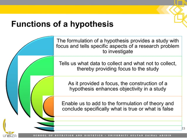 5. Identifying variables and constructing hypothesis