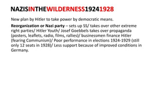 CAMBRIDGE IGCSE HISTORY REVISION 5 GERMANY AND WEIMAR REPUBLIC 1919 ...
