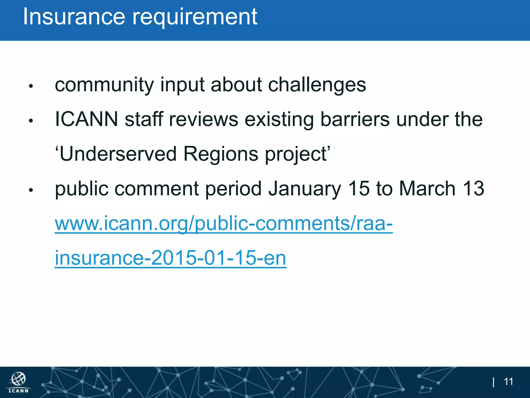 5. icann registrar accreditation | PPTX | Web Hosting | Internet