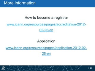 5. icann registrar accreditation | PPTX | Web Hosting | Internet