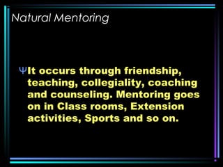 5. mentoring | PPT