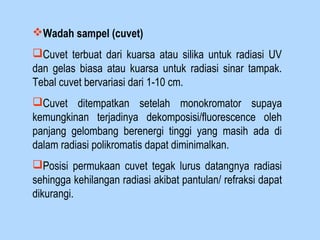 Spektrofotometer UV | PPT