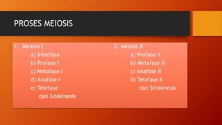 5. pembelahan meiosis | PPTX