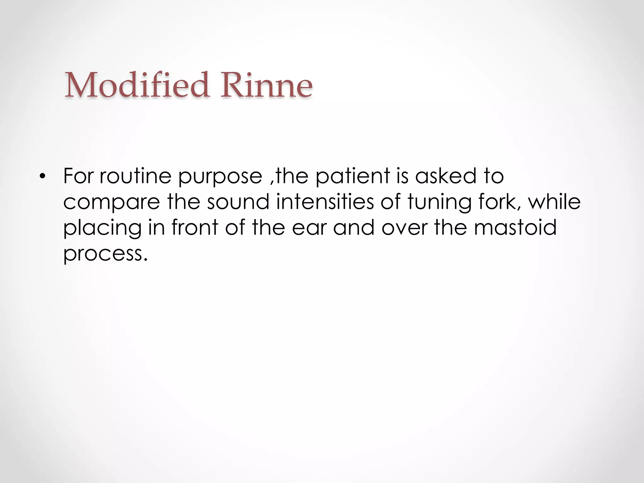 Tuning fork test | PPTX