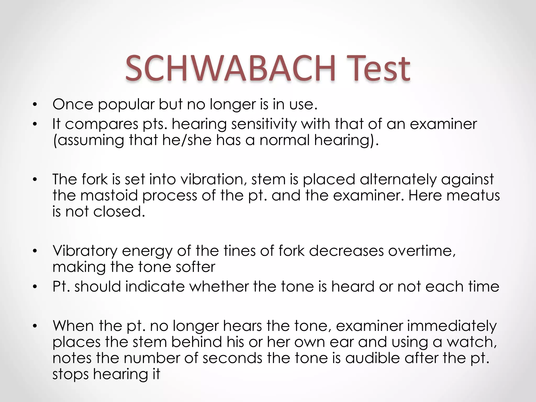 Tuning fork test | PPTX