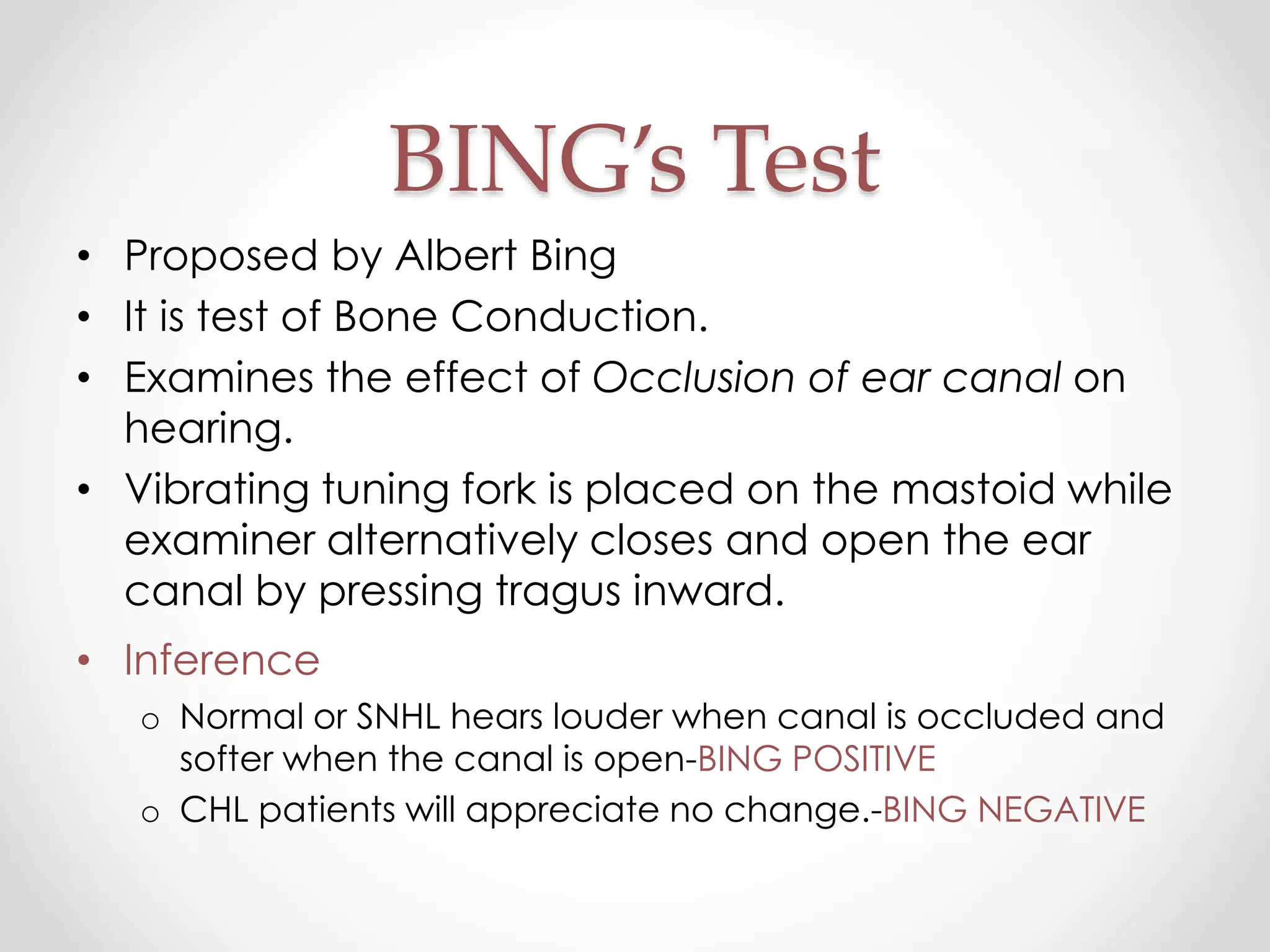 Tuning fork test | PPTX
