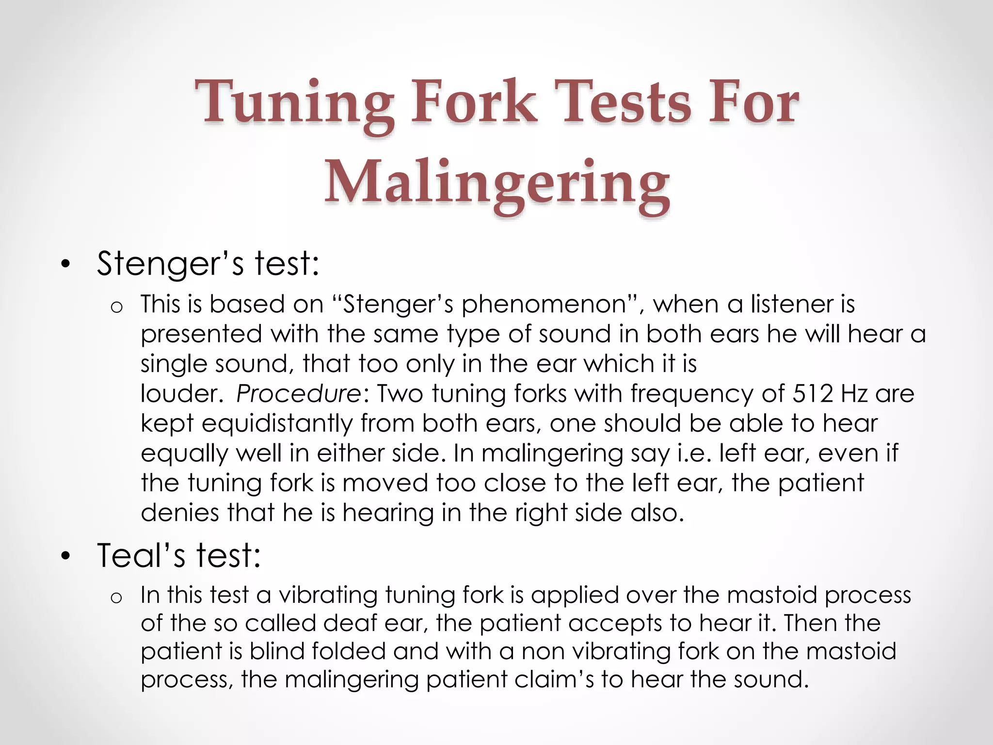 Tuning fork test | PPTX