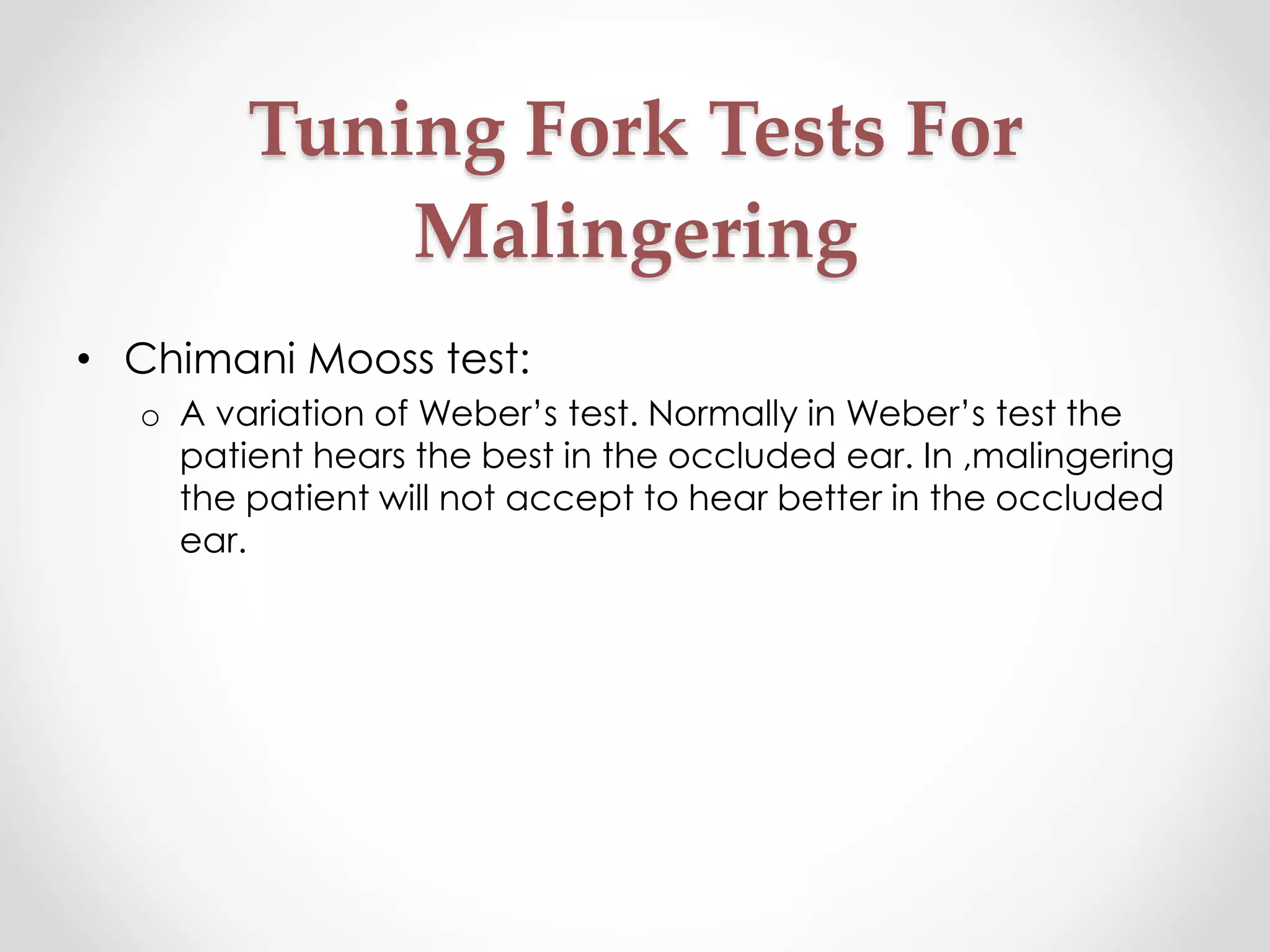 Tuning fork test | PPTX