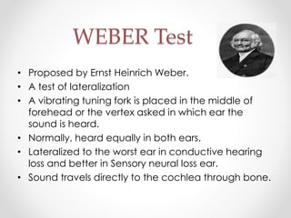 Tuning fork test | PPTX