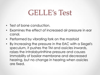 Tuning fork test | PPTX