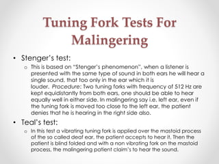 Tuning fork test | PPTX