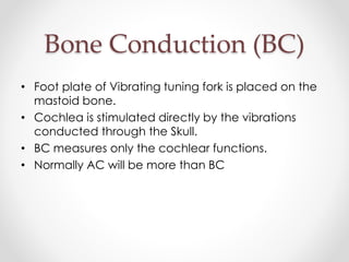 Tuning fork test | PPTX